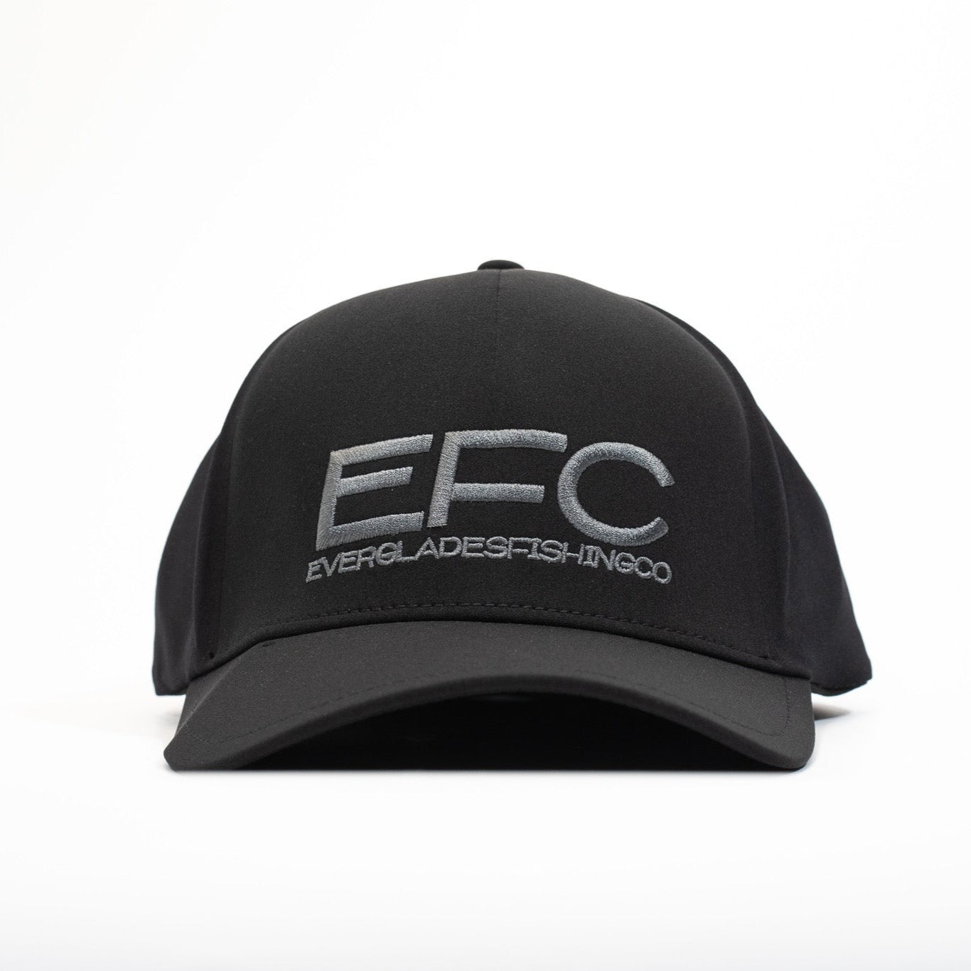 Performance Fitted Hat _ Black – Everglades Fishing Co