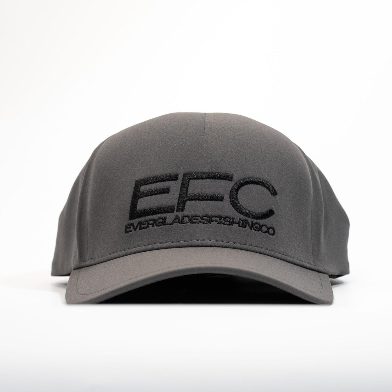 Performance Fitted Hat _ Gray – Everglades Fishing Co